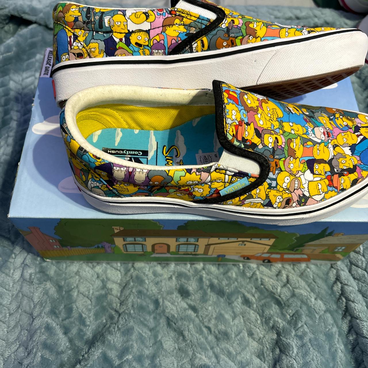 Simpson themed vans Comes in the original box - Depop