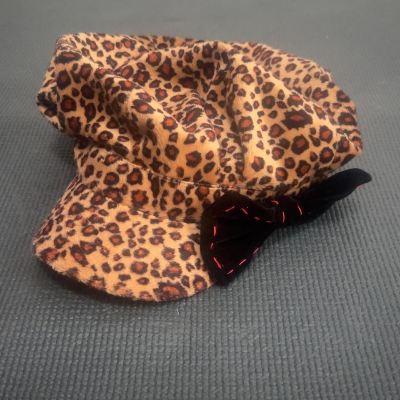 leopard print cadet hat! MESSAGE BEFORE... - Depop
