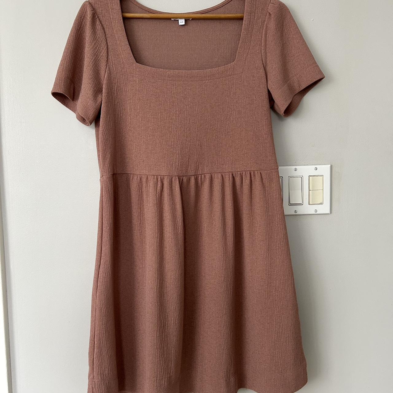 Reitmans Square Neck Swing Dress Romantic short... | Depop