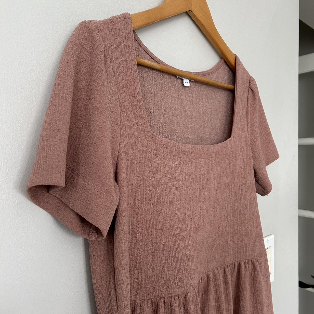 Reitmans Square Neck Swing Dress Romantic short... | Depop