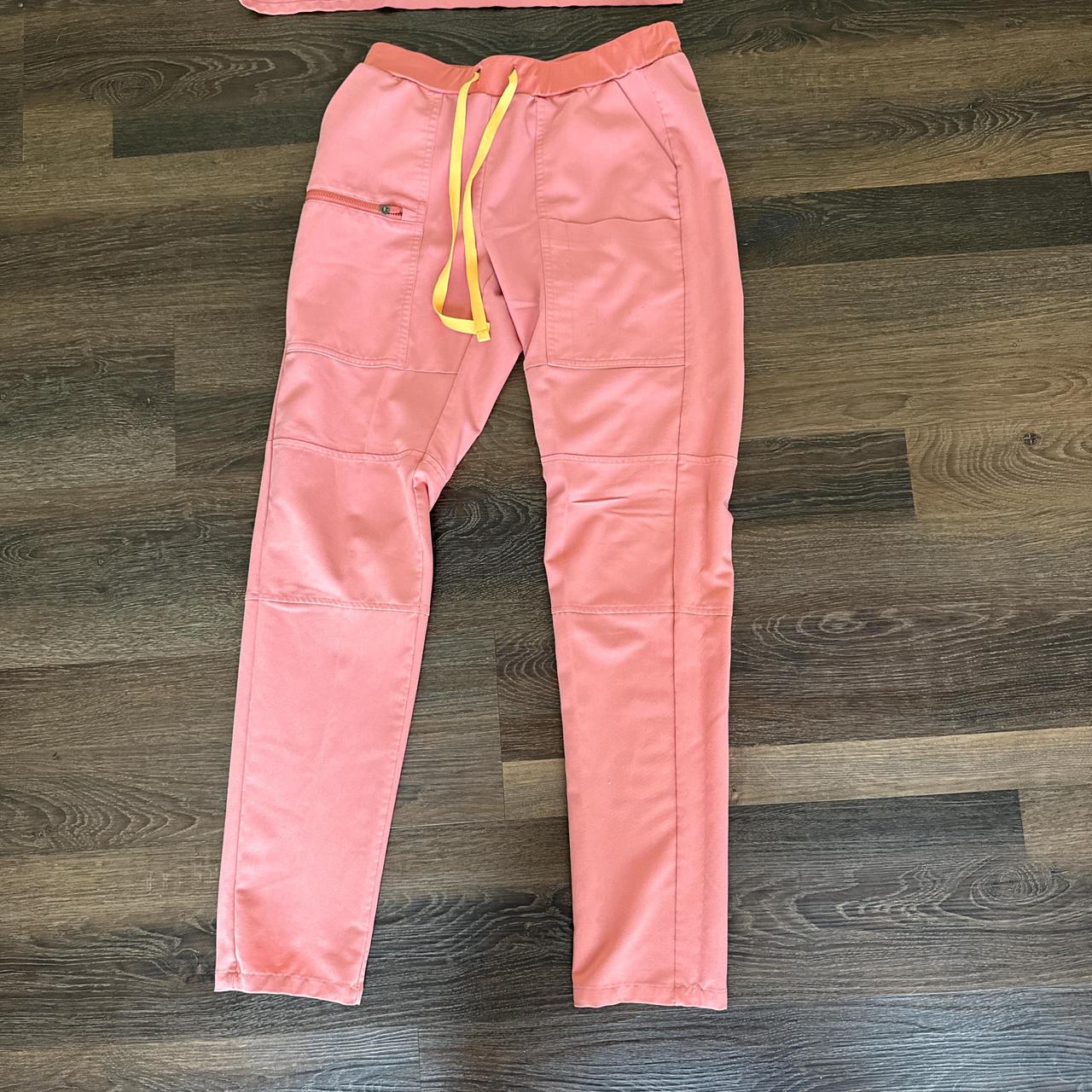 size xs limited edition coral figs scrubs, regular... | Depop