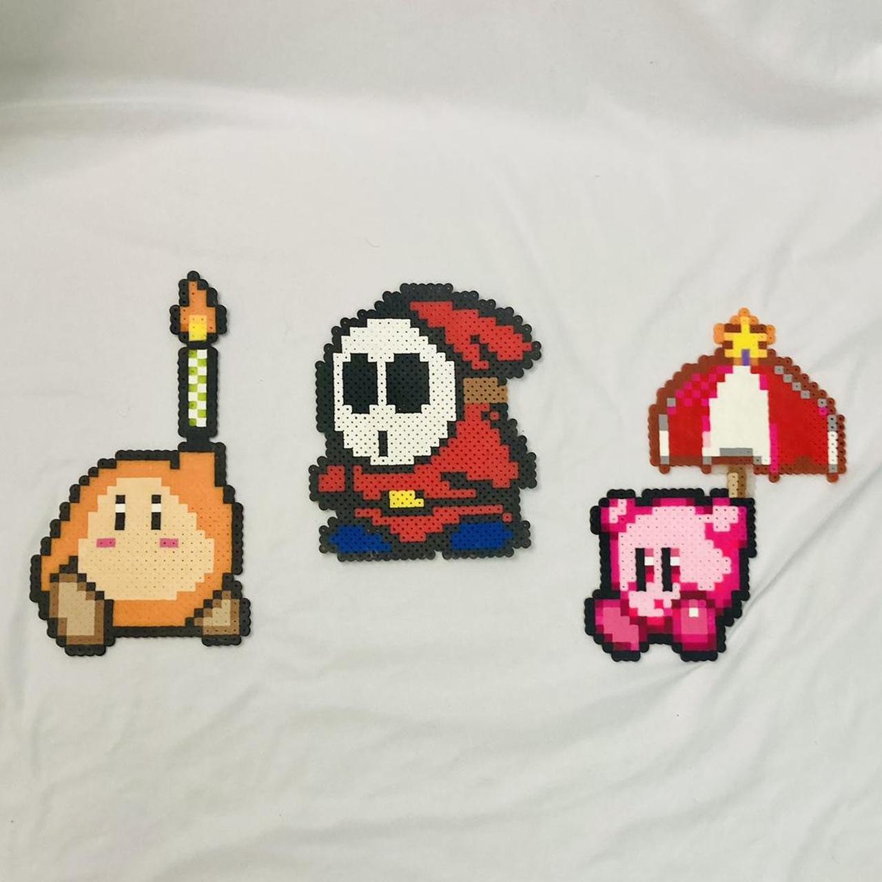 Perler Bead Art - Nintendo Bundle - 3 Total... - Depop