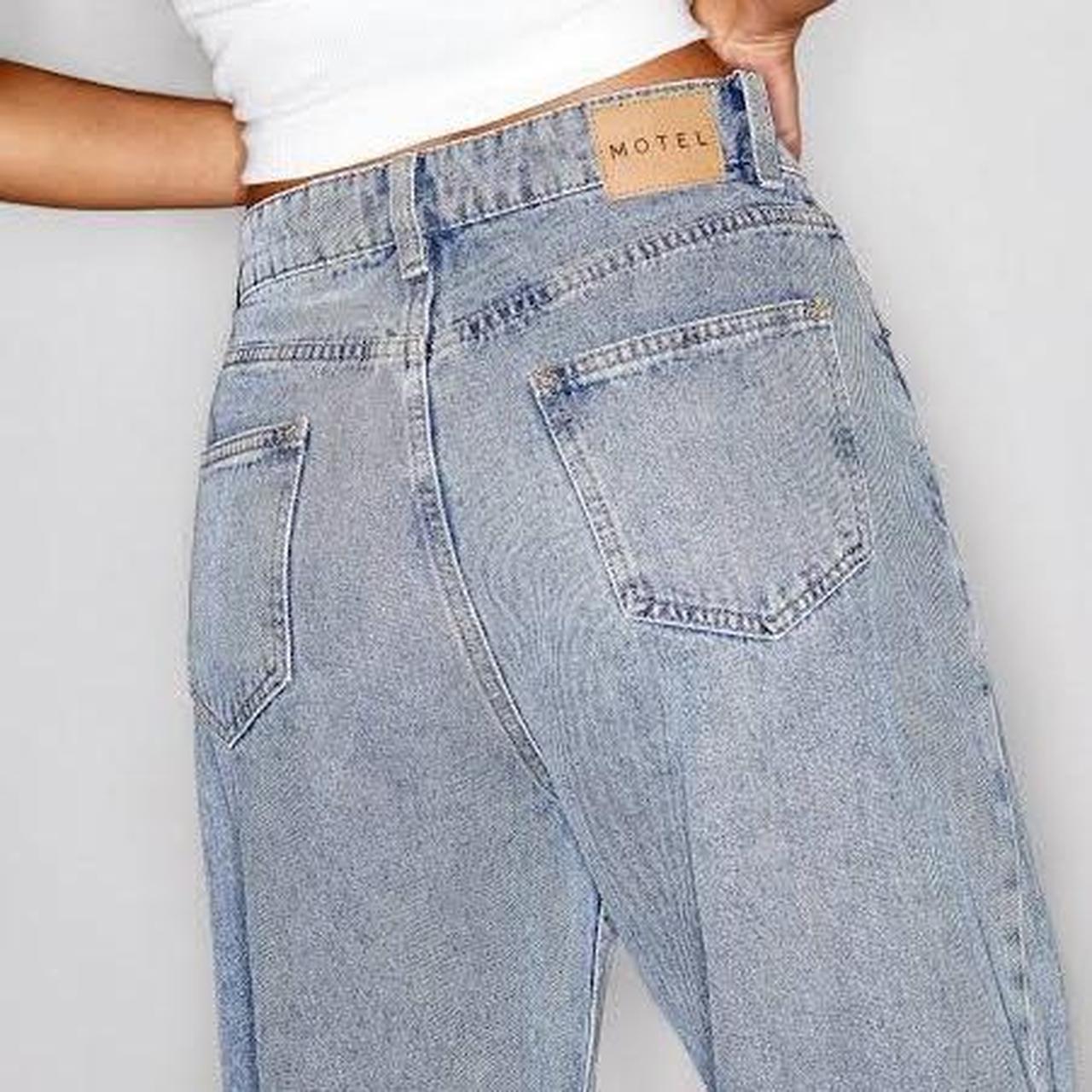 Motel Rocks/Parallel Jean in Light Wash Denim -Size... - Depop