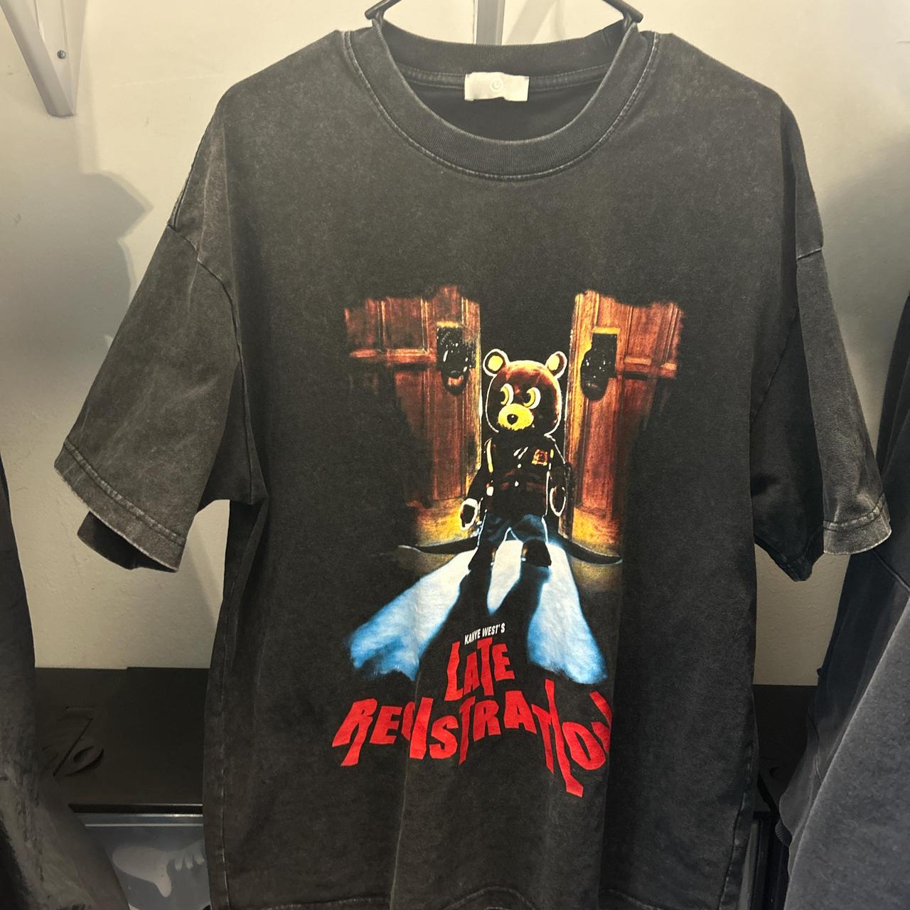 Kanye west Touch the sky tour 2005 washed black... - Depop