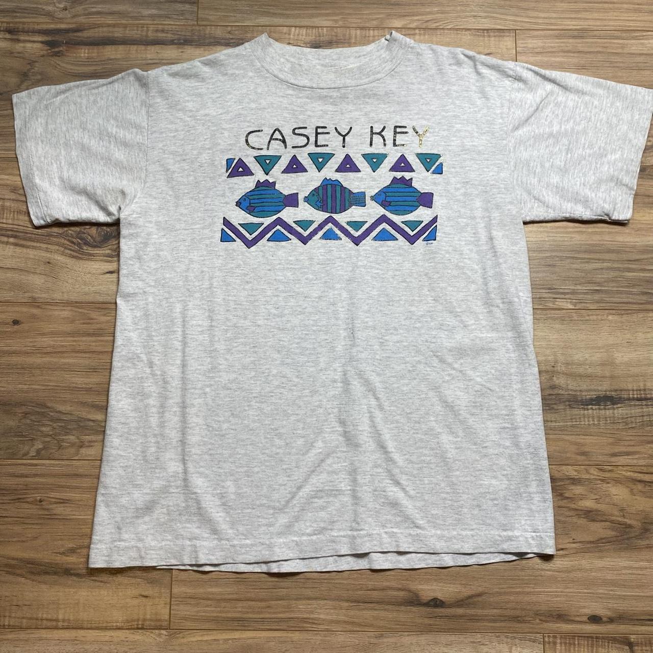 Vintage 80s/90s Casey Kay Florida Fish Design... | Depop