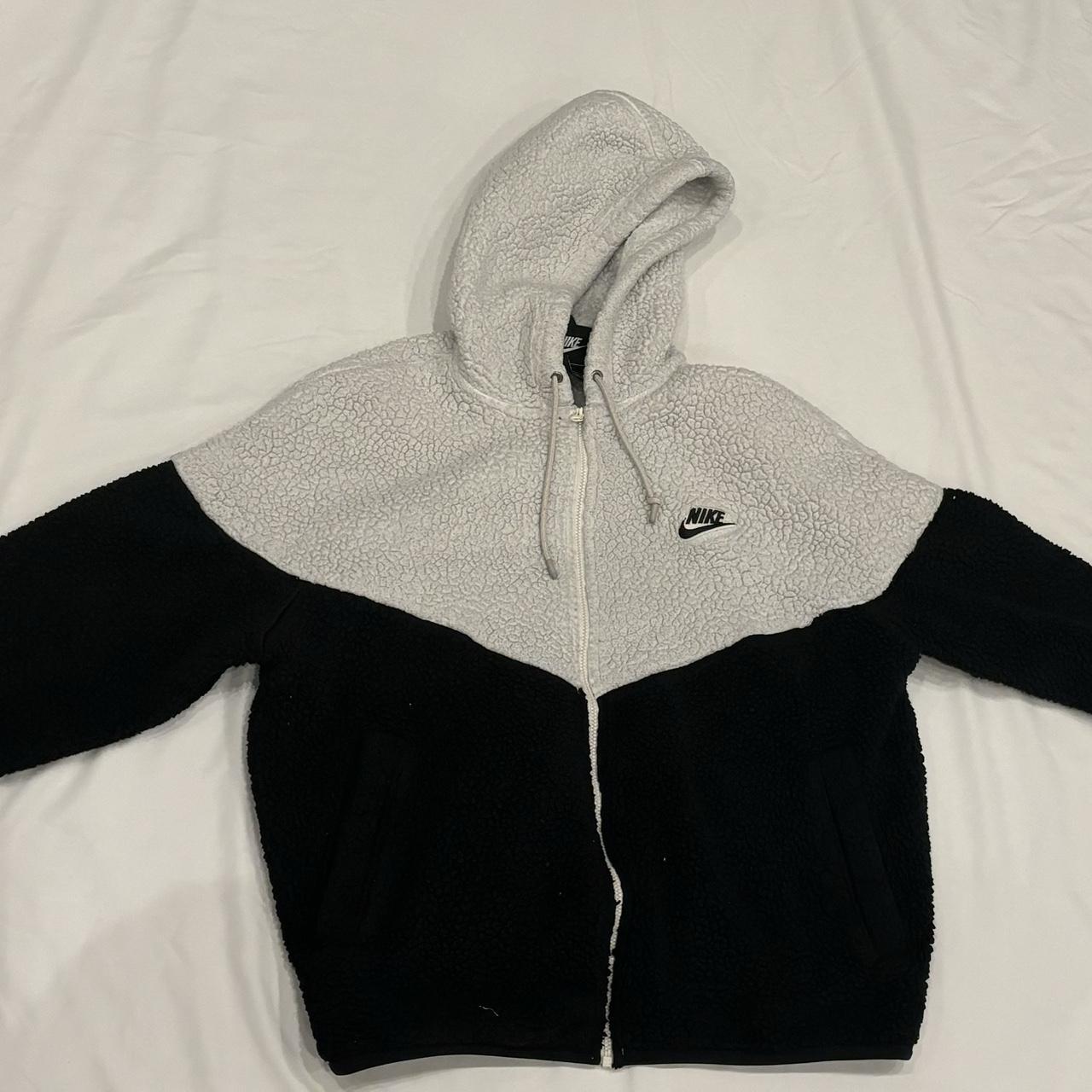 Sip-up Nike Jacket (cotton texture on the outside).... - Depop