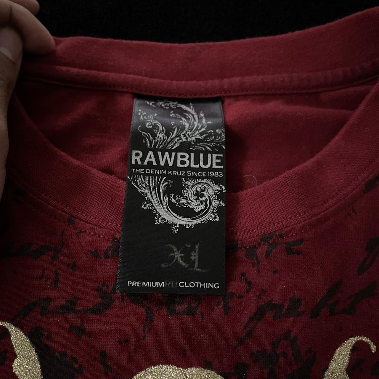 insane red affliction raw blue type wing... - Depop