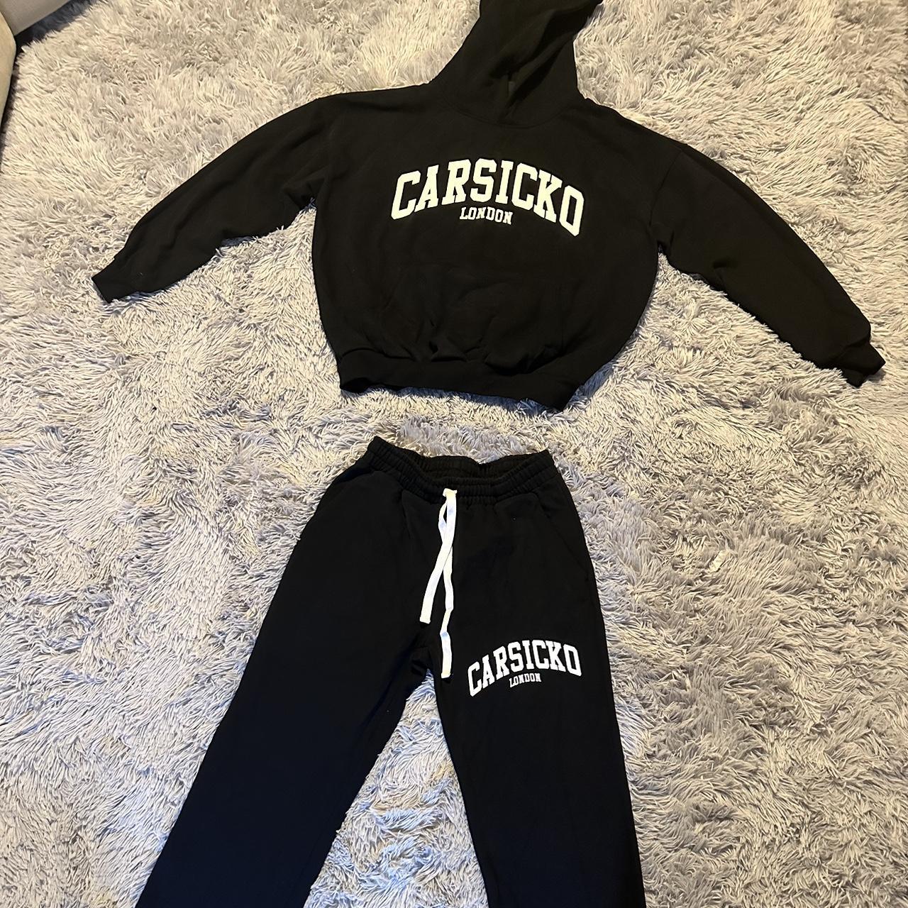 Black Carsicko tracksuit size M Sold out on website... - Depop