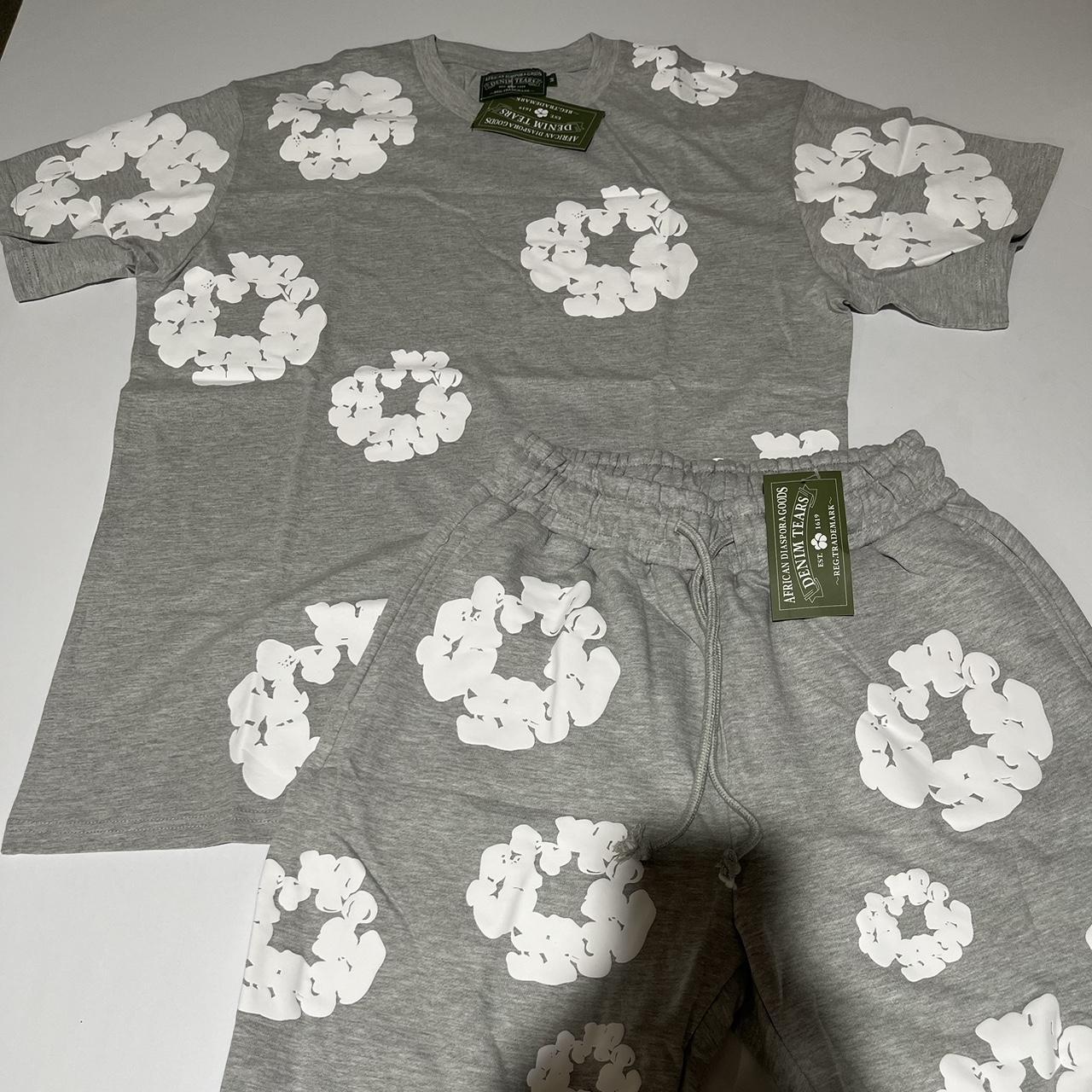 Denim tears shorts and shirt size med - Depop