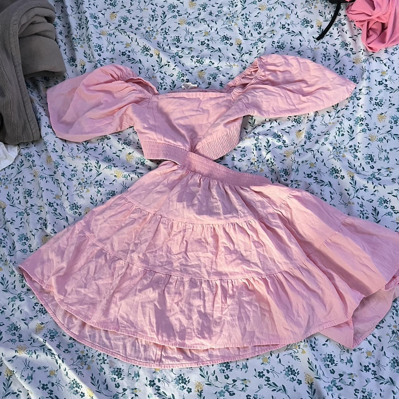 Gorgeous pink cottage core dress from Shy! 💗 #pink... - Depop