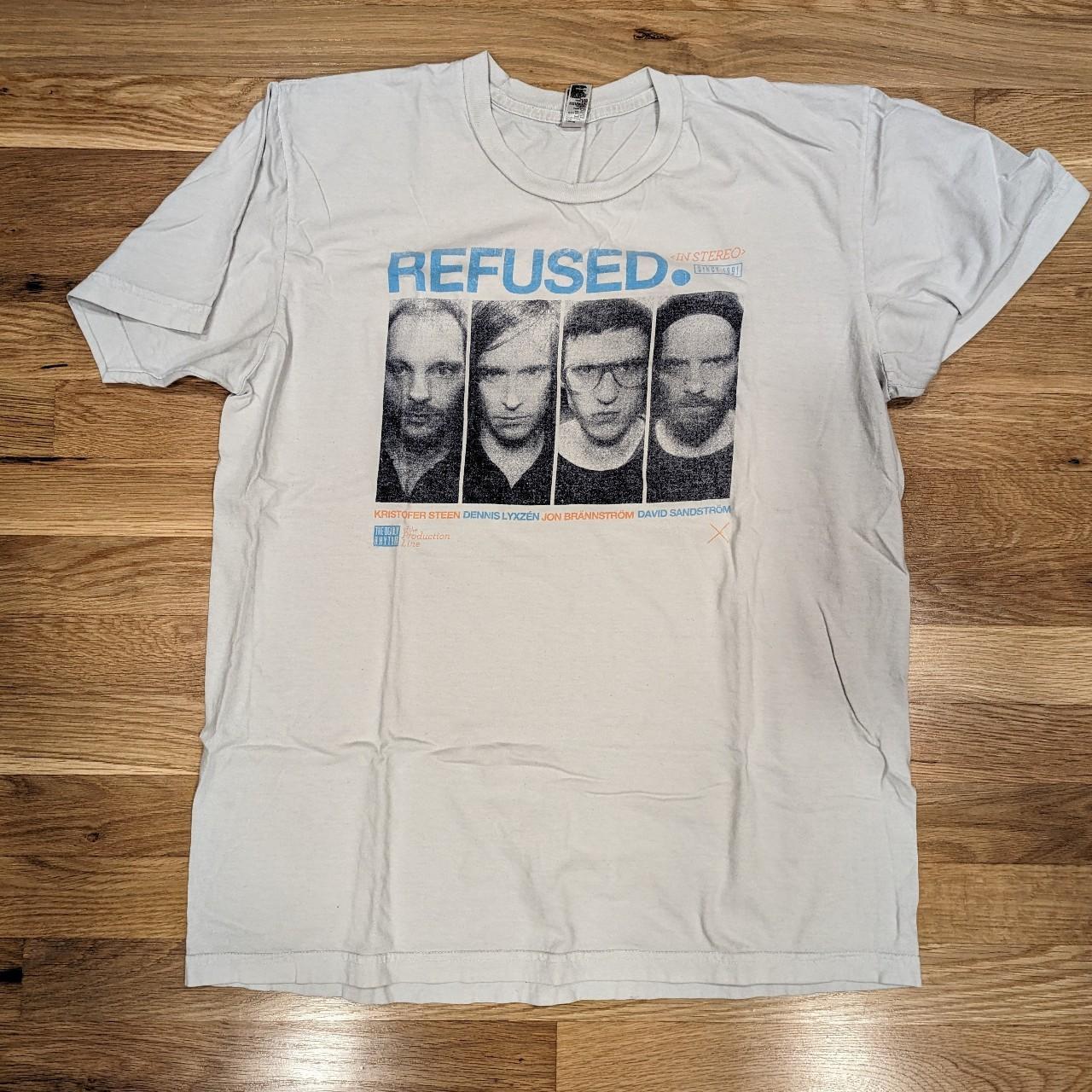 REFUSED Tshirt Large #refused #refusedband #hardcore... - Depop