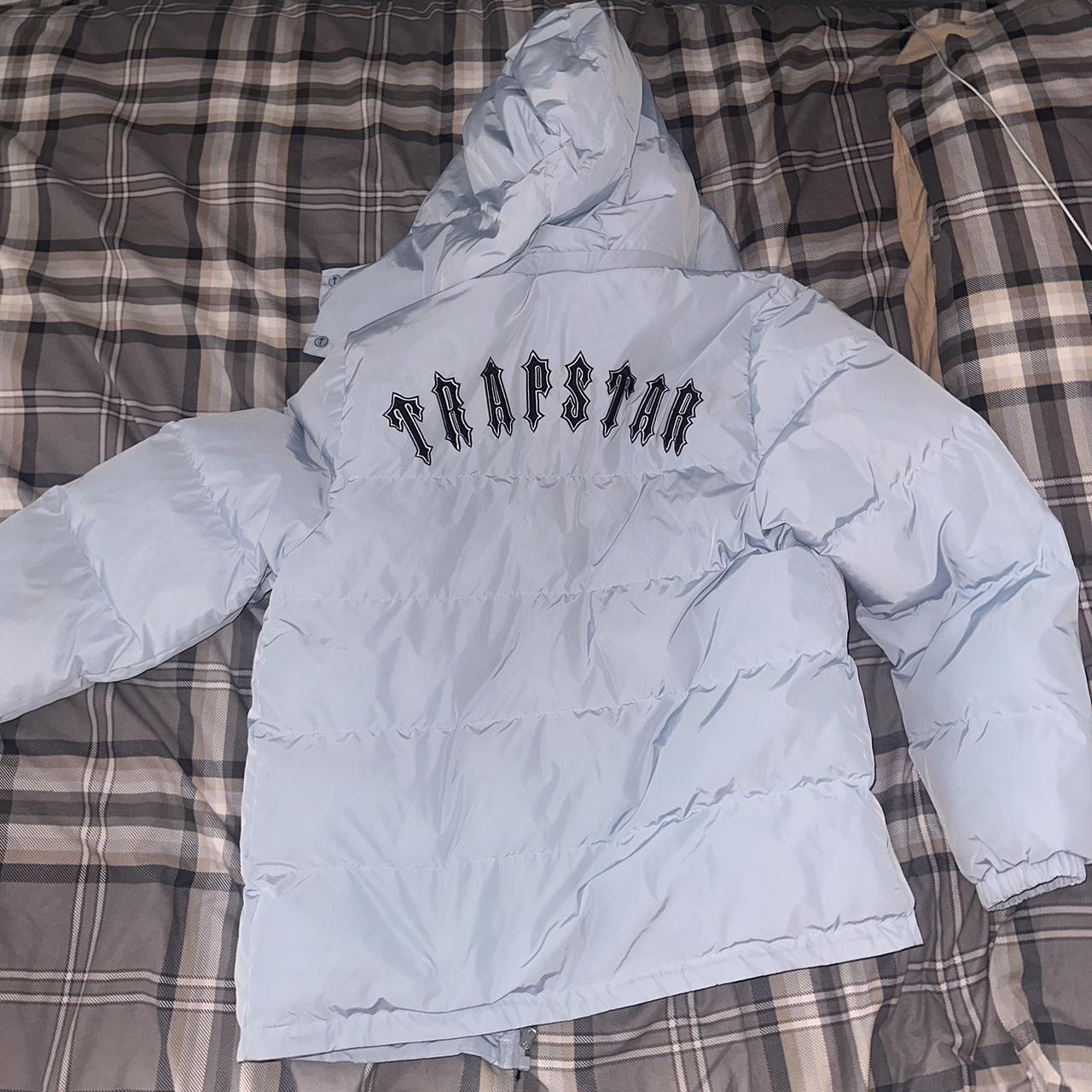 TRAPSTAR ICE BLUE IRONGATE COAT - Large - Hardly... - Depop