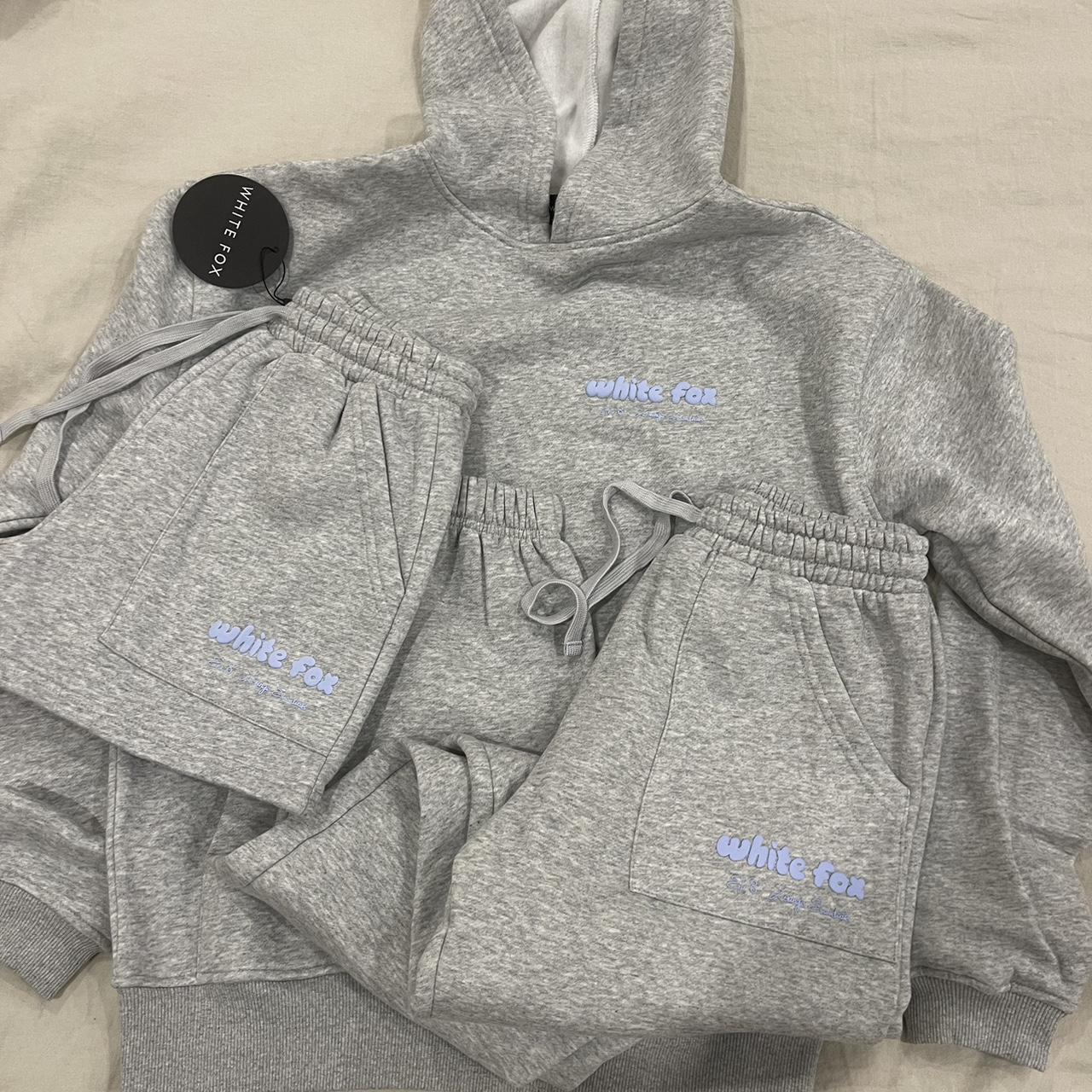 White Fox Skymelt Era 8 Hoodie, Pants and Shorts XXS... - Depop
