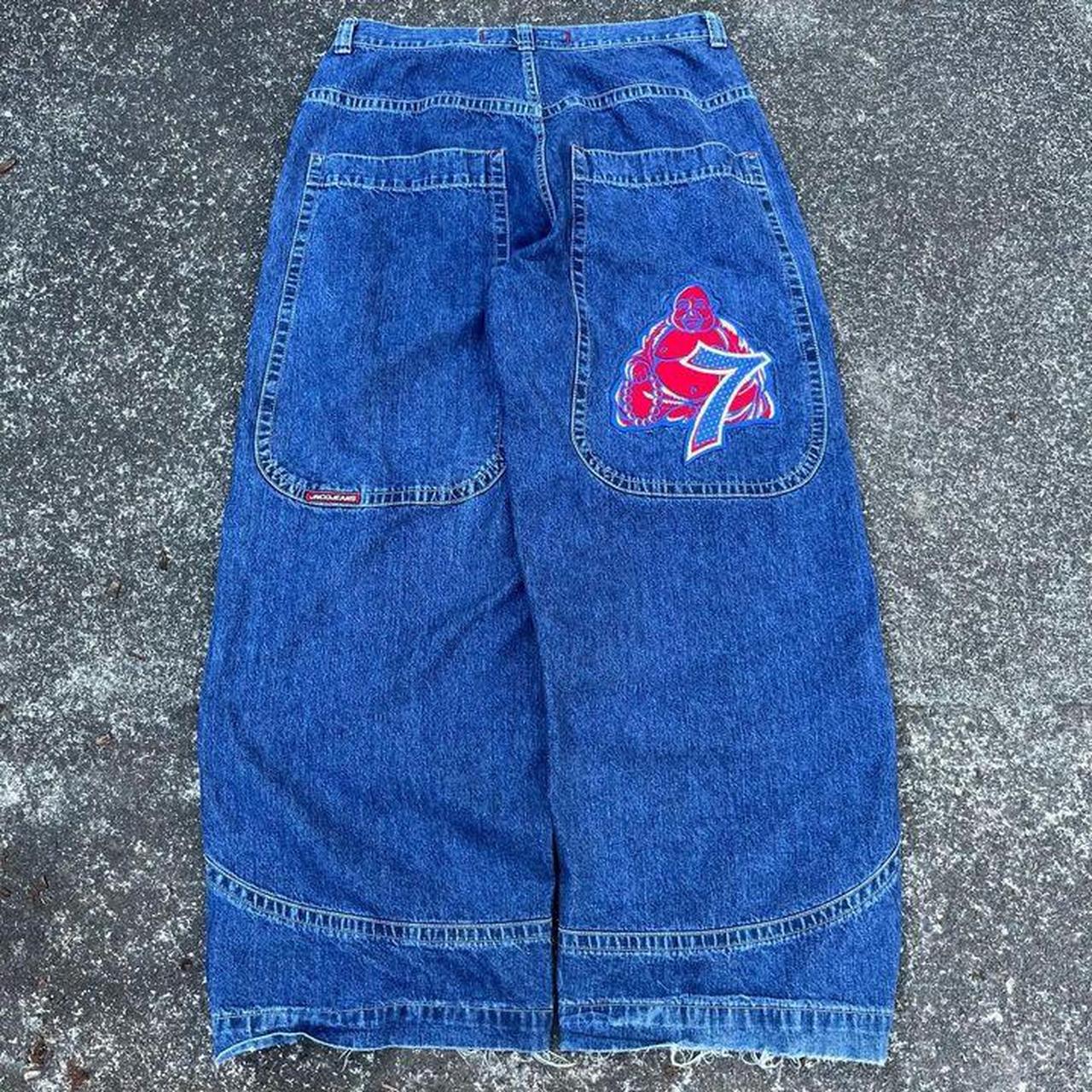 Jnco lucky 7 Buddhas [Taking Offers] 38x32, leg... - Depop