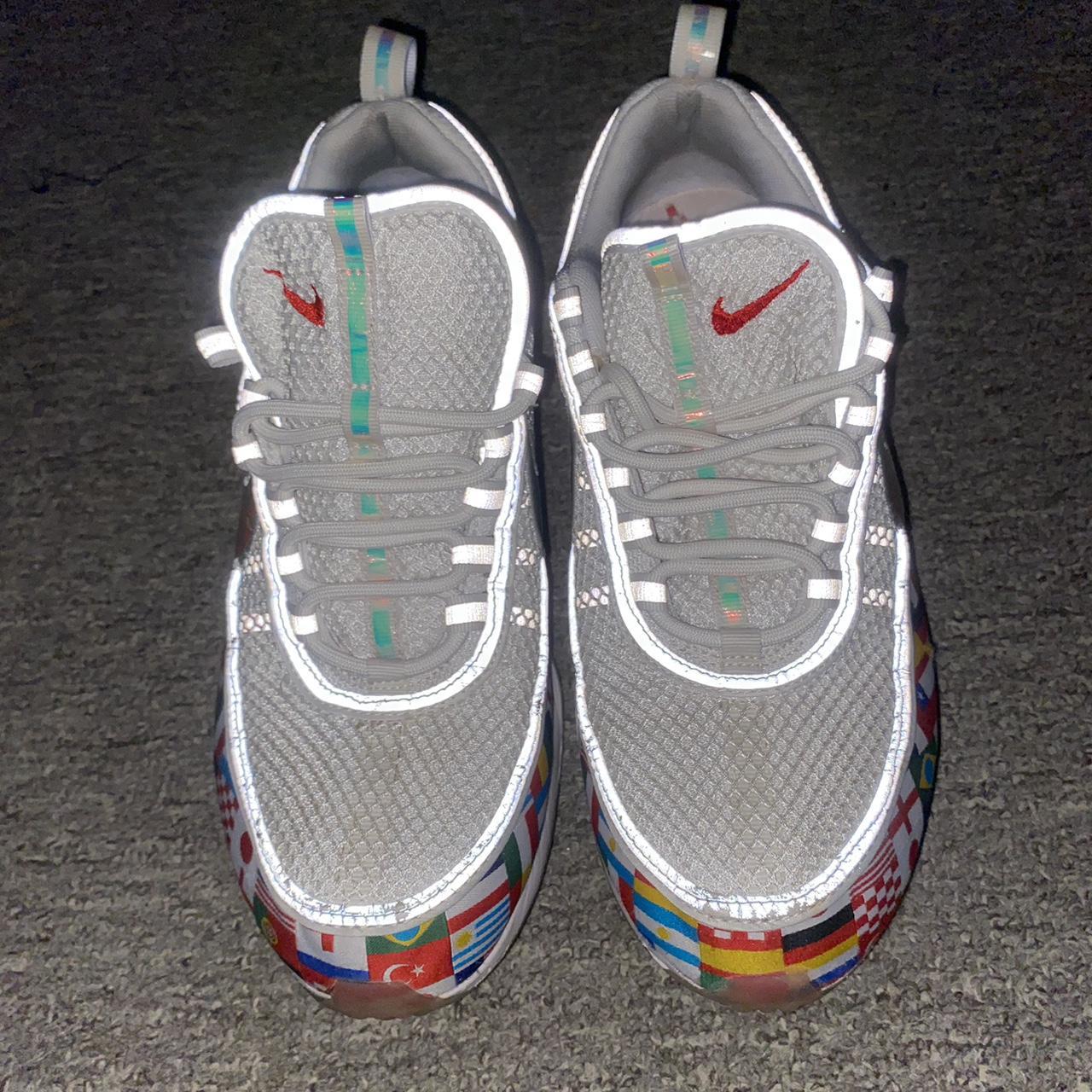 Reflective all around the world Nike shoes 🔥 Has... - Depop