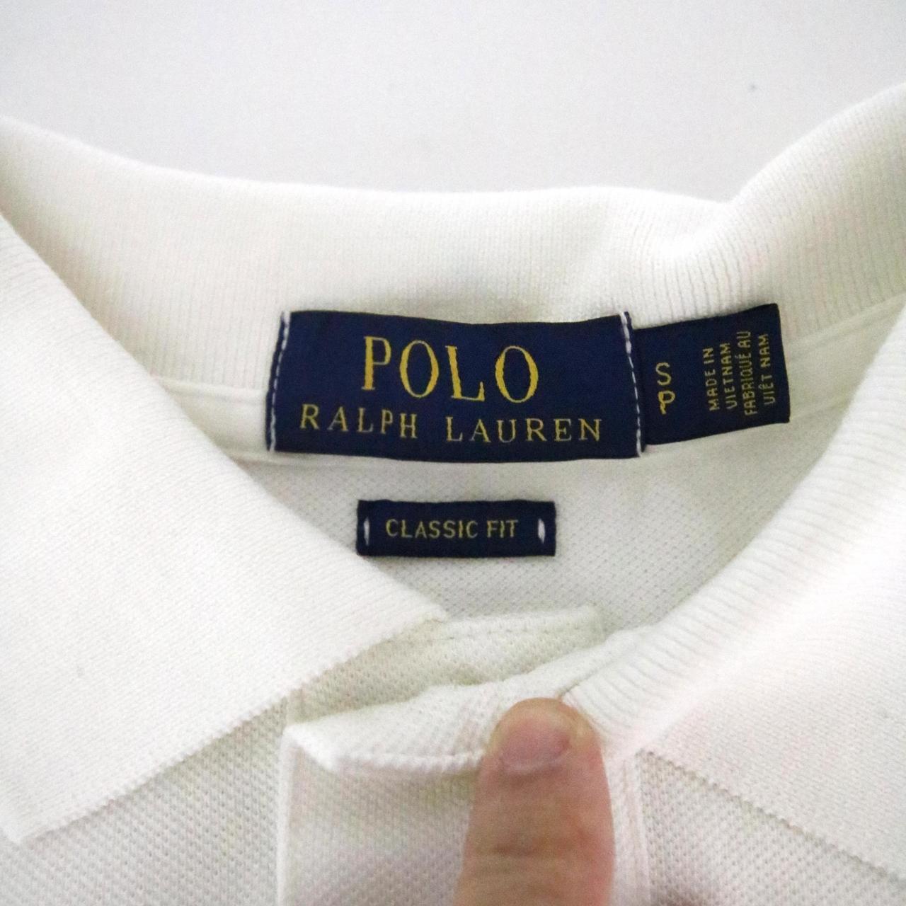 Men White Polo By Ralph Lauren Polo Sleeved Shirt.... - Depop