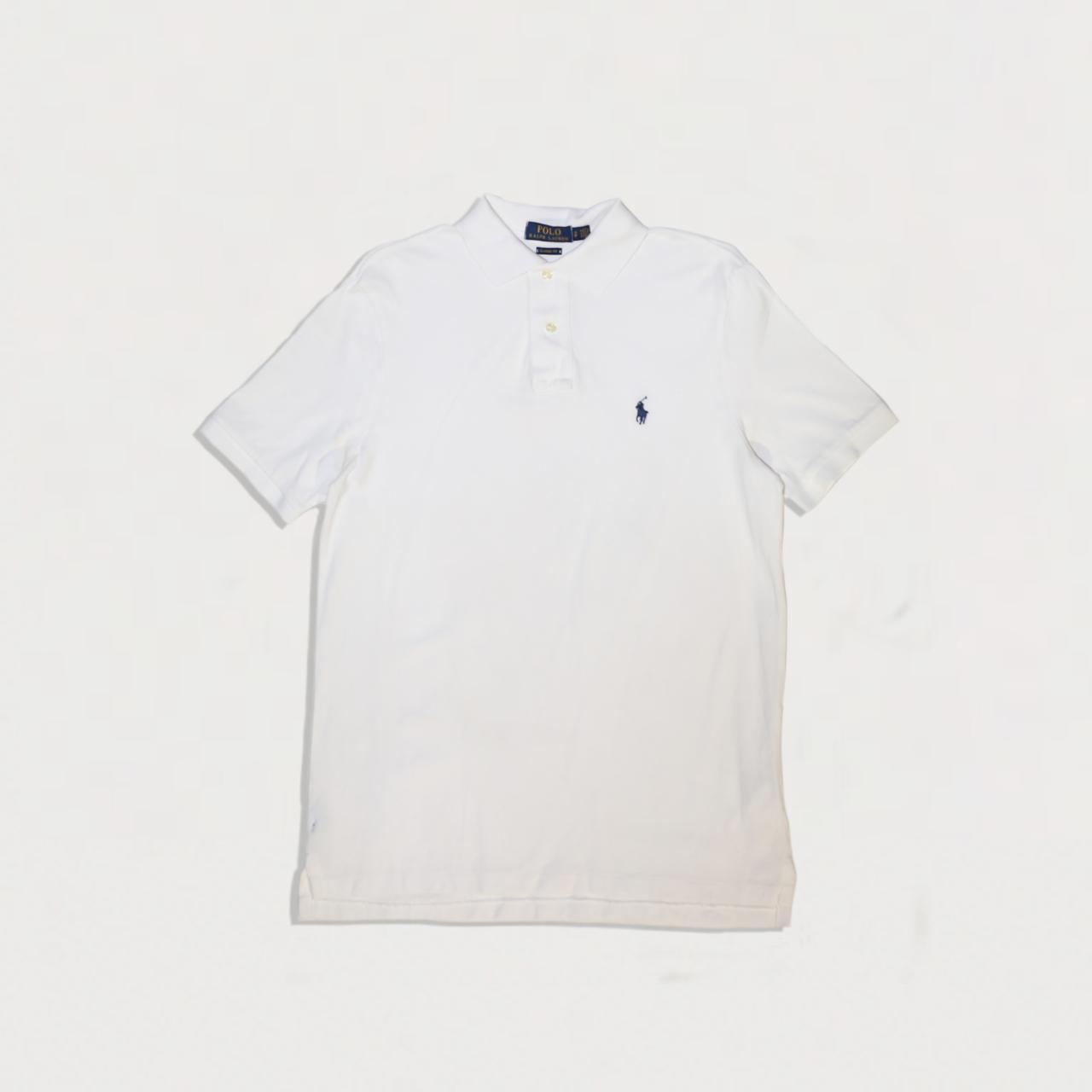 Men White Polo By Ralph Lauren Polo Sleeved Shirt.... - Depop