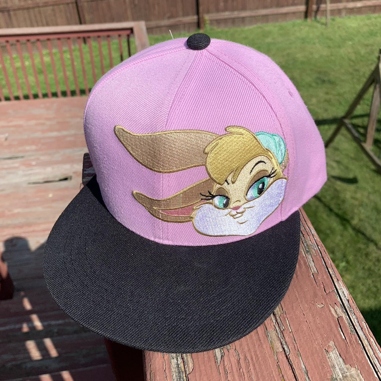 Pink Y2K Six Flags Luney Tunes Lola bunny Snapback | Depop Pink Y2K Six Flags Luney Tunes Lola bunny Snapback | Depop