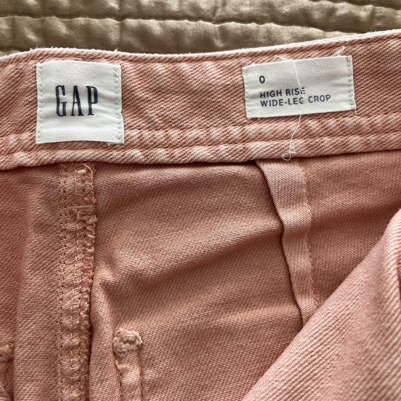 Wide Leg Women’s Pink Gap Chinos, Excellent... - Depop
