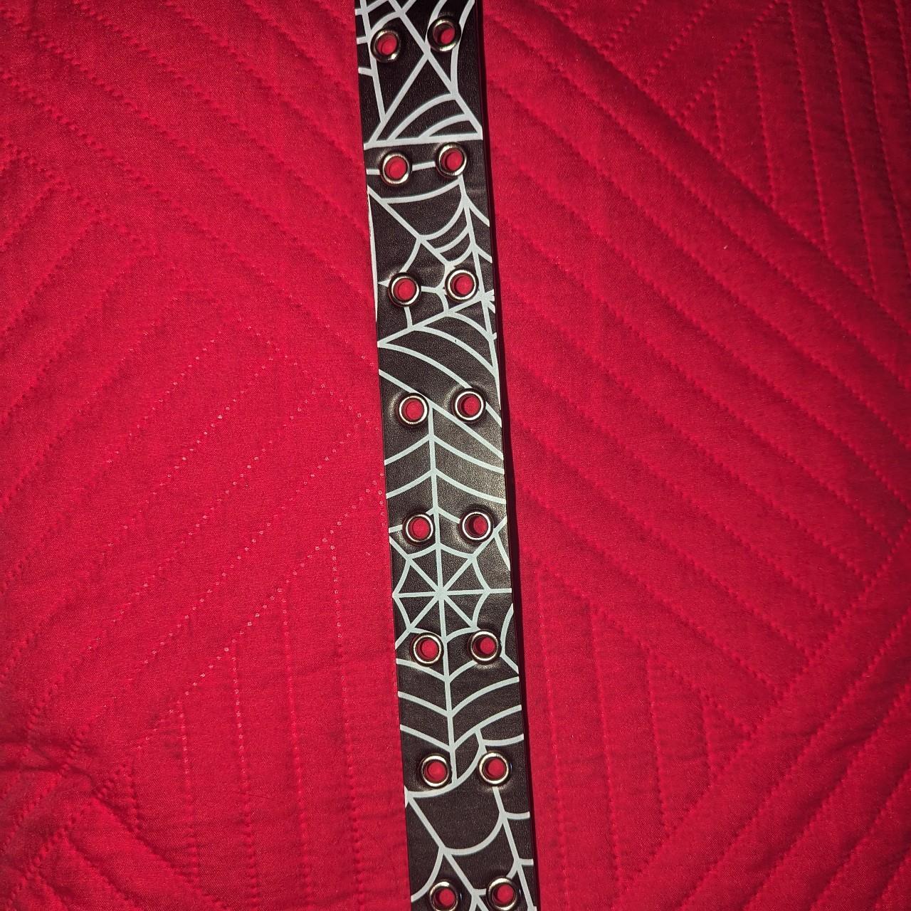 Spider web belt , goth emo punk scene belt , XS belt... - Depop