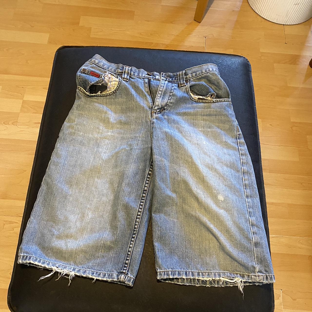 32’ Jorts, pocket on left side is broken other then... - Depop