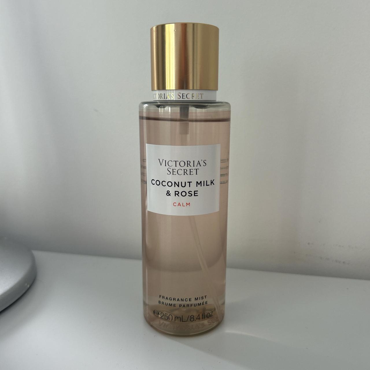 VS body spray coconut milk & rose | Depop