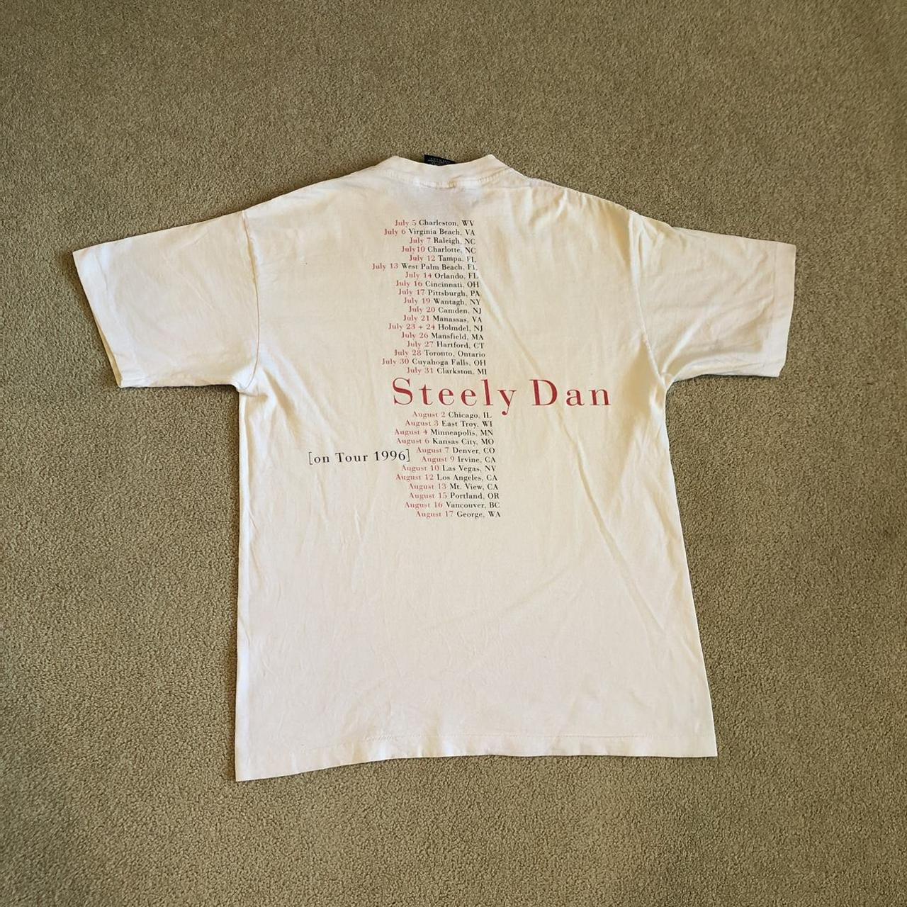 Vintage Steely Dan On Tour 1996 Tee. Men’s Large.... - Depop
