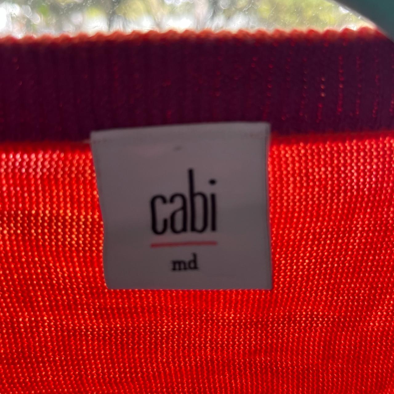 Cabi Orange Cardigan - Depop