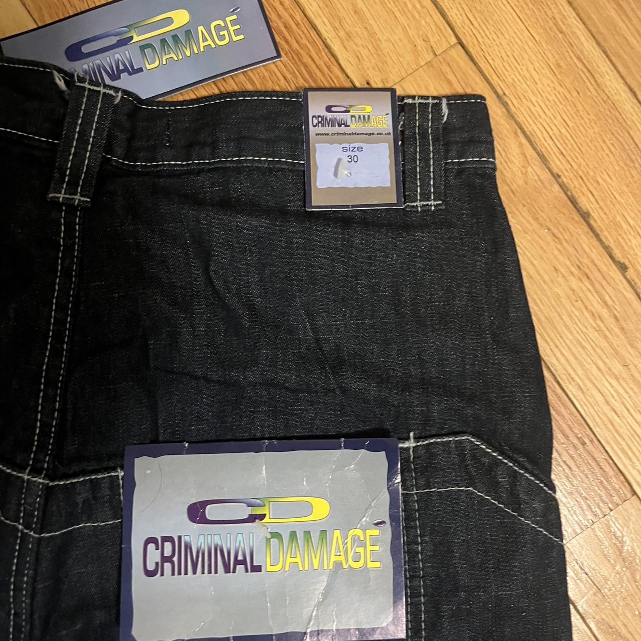 Dark blue criminal damage jeans dead stock, still... - Depop