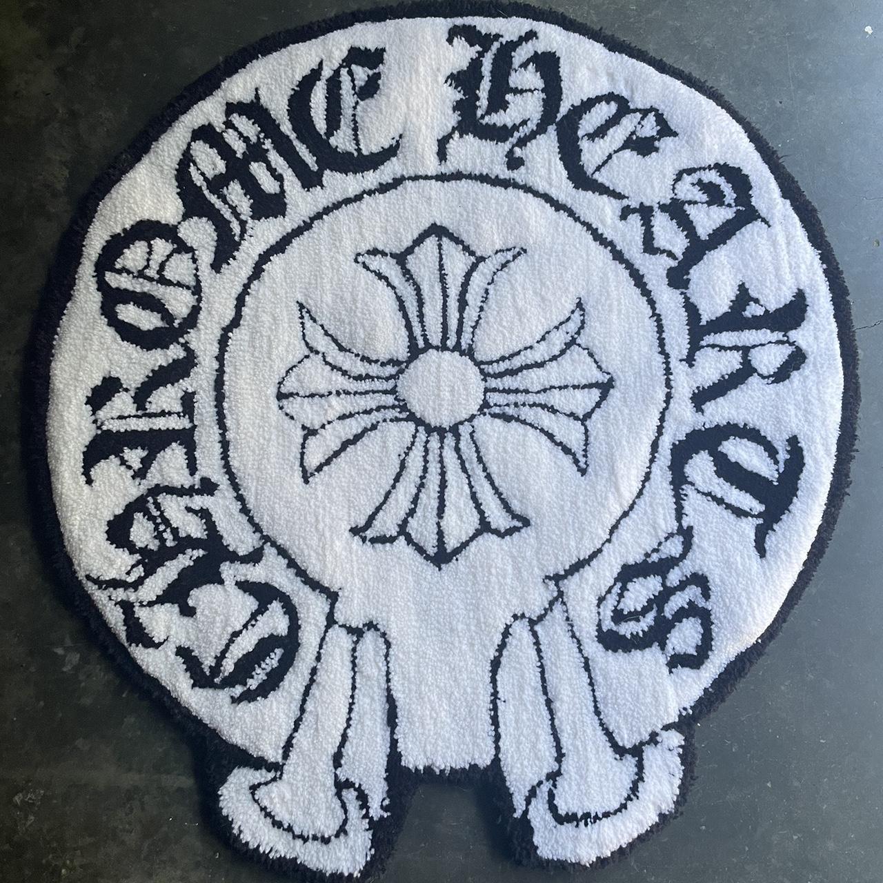 Chrome Hearts rug thick cut pile rug made by me!... - Depop