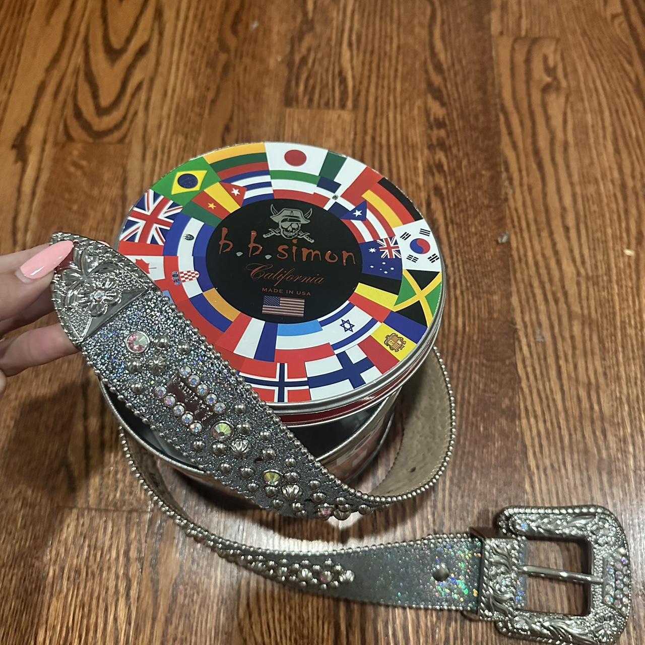 Bb Simon Trojan Ab Belt Size 28 No Swarovski Depop