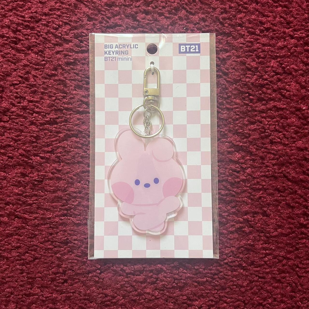 bt21 cooky keychain/keyring brand new, never been... - Depop