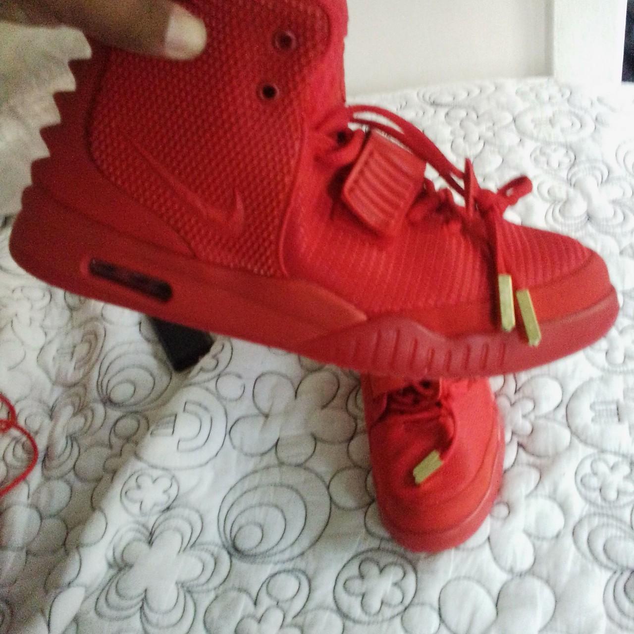 Nike Air Yeezy 2 Red October Mens sz. 10 - Depop