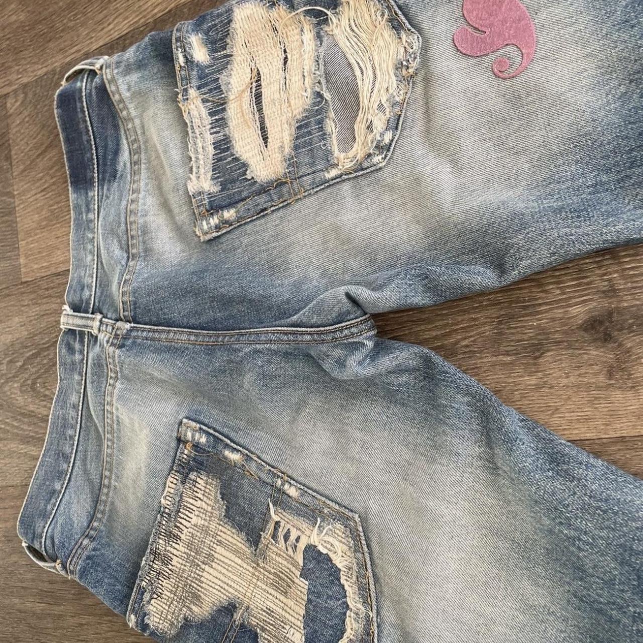 Undercover AW05 “Arts & Crafts” heart denim very... | Depop