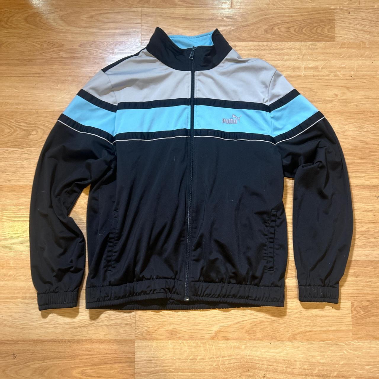 Puma Track Sweater Sz L - Depop