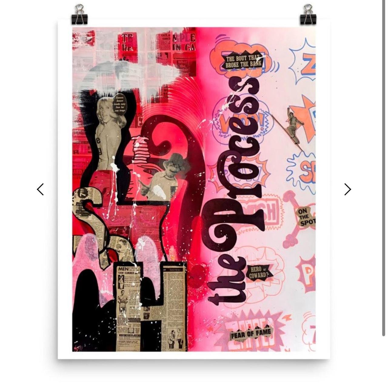 SDH PAINTS “the process” poster 16 x 20 inch *FRAME... - Depop