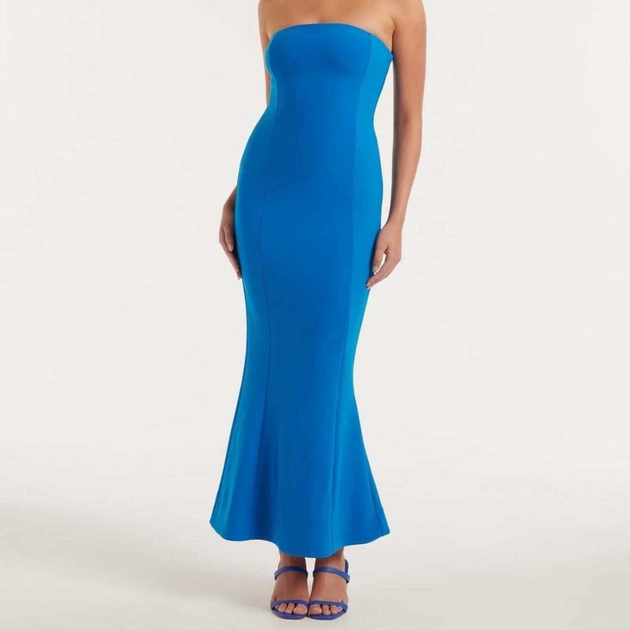 Indy Strapless Mermaid Gown Size 8 Worn once... | Depop