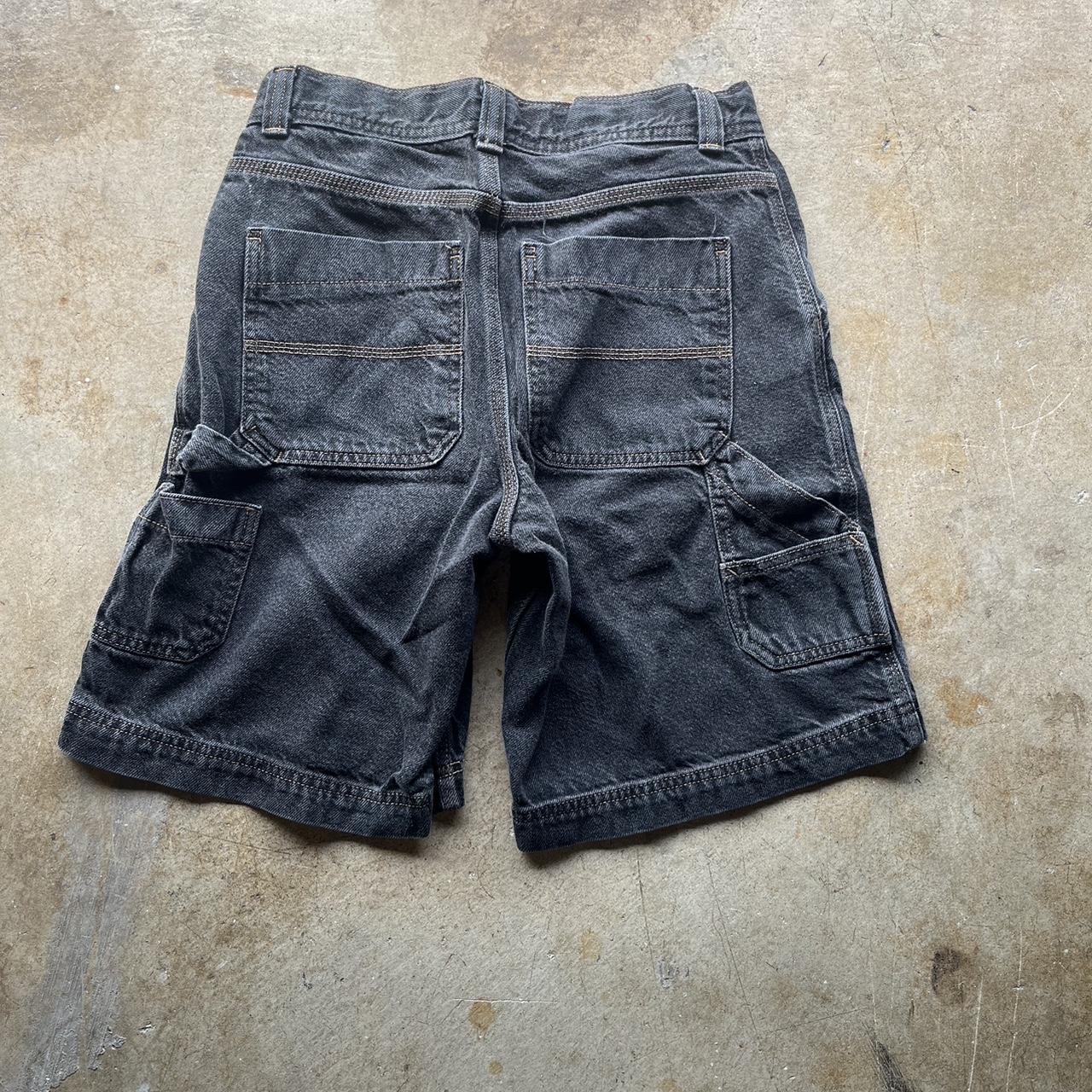 Black jorts Kids size 12 ! - Depop