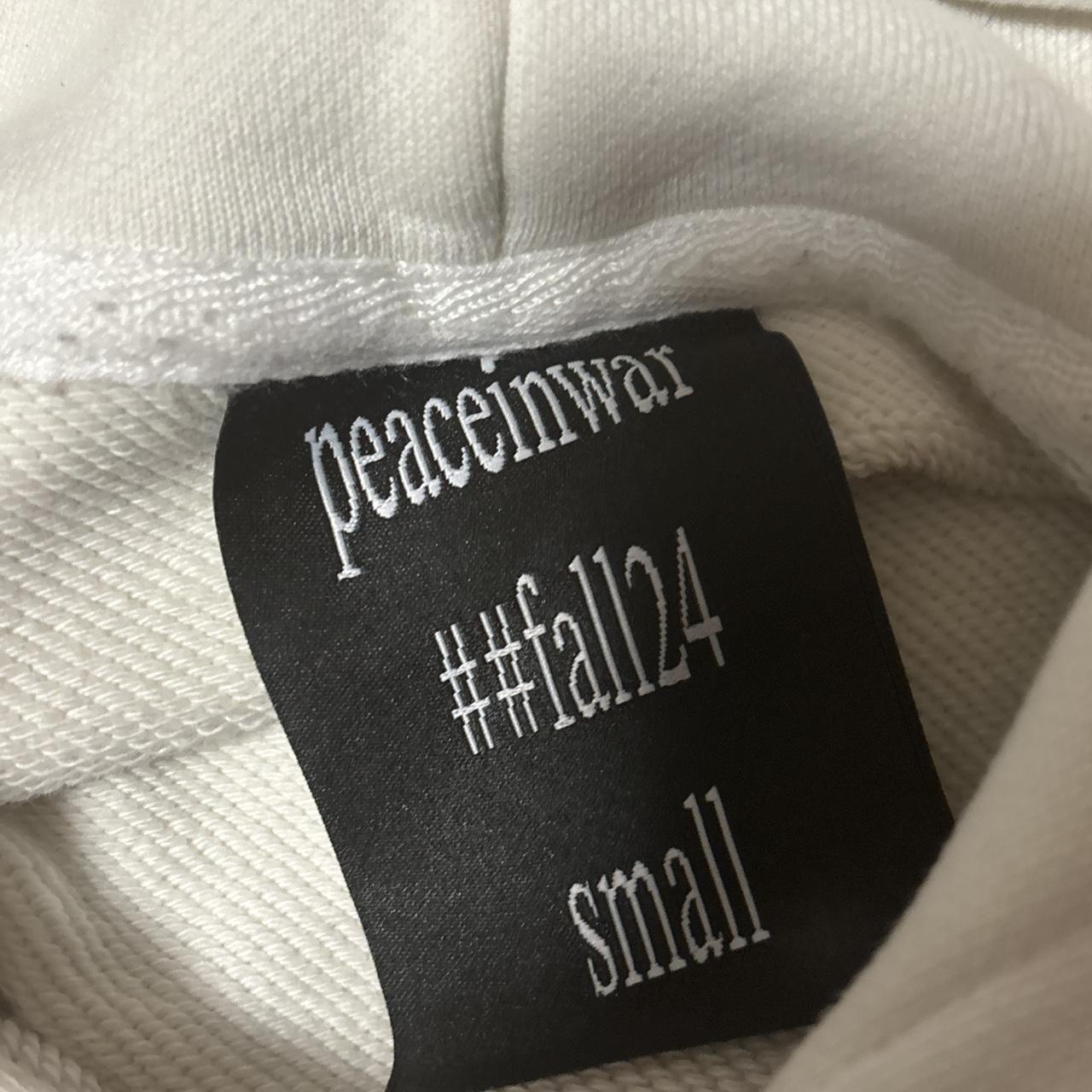 Peaceinwar Small Hoodie | Depop