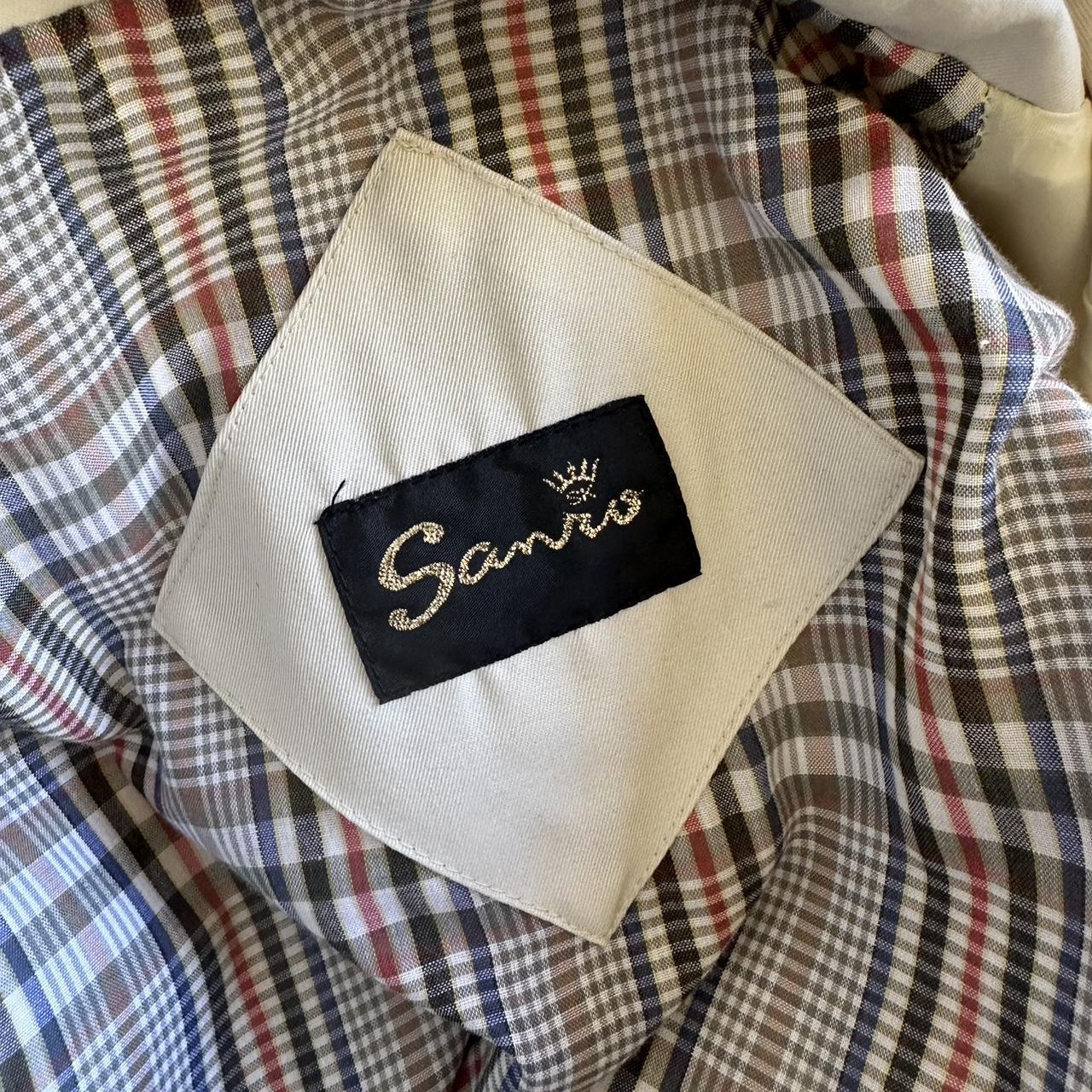 Gorgeous vintage SANRO trench coat in a neutral... - Depop