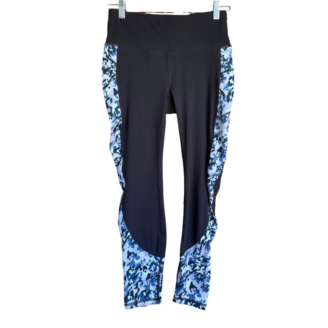 Brand: Gaiam Item: Leggings Color: Black with Purple... | Depop