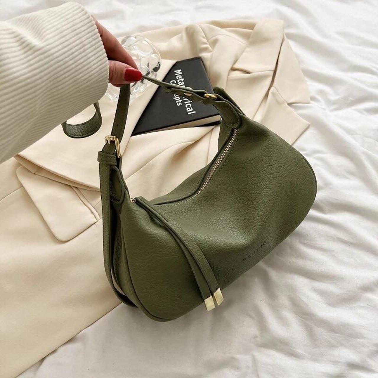 Olive green shoulder bag 🫒 - Brand new -... - Depop