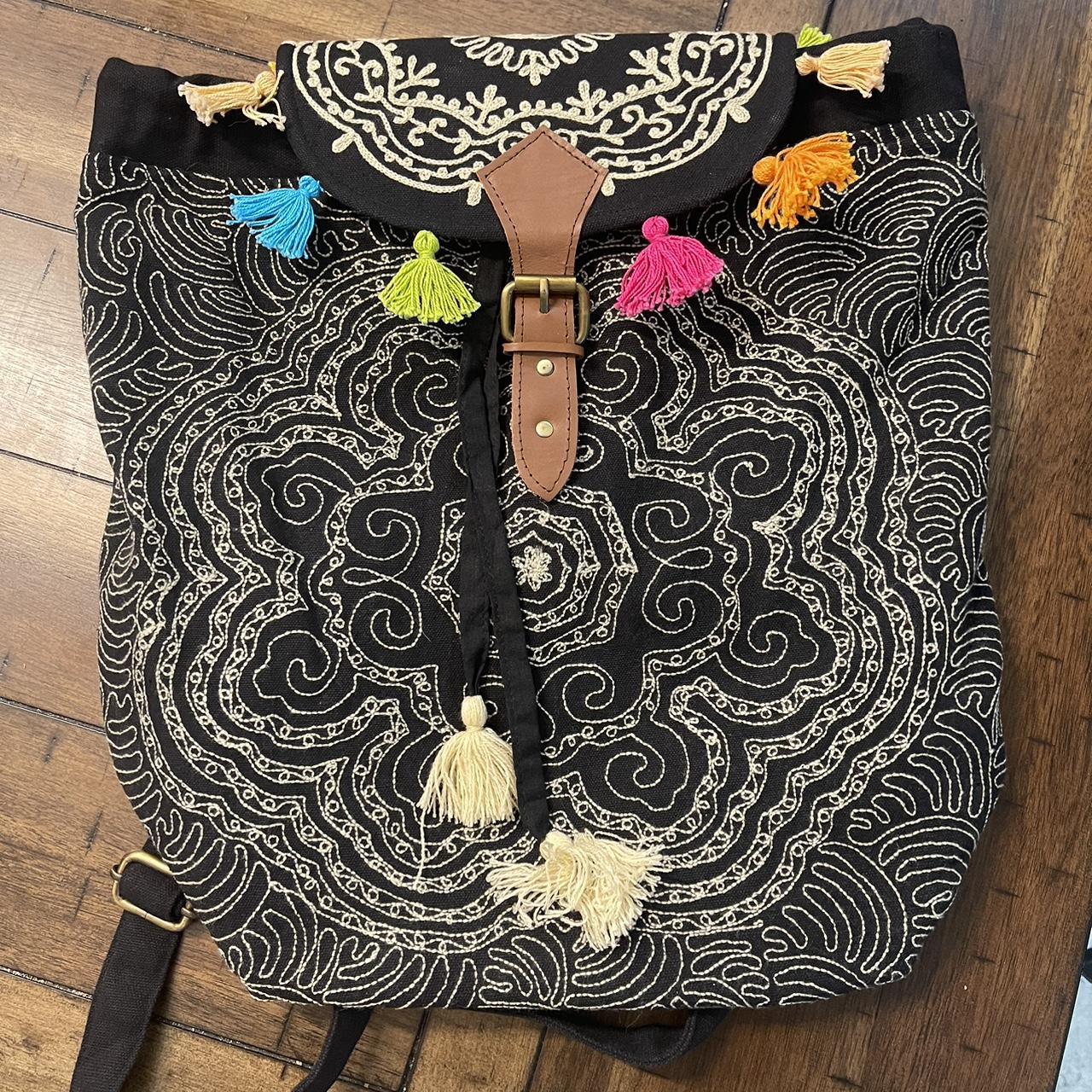 NWT boho Earthbound Trading Co. backpack purse. ... - Depop