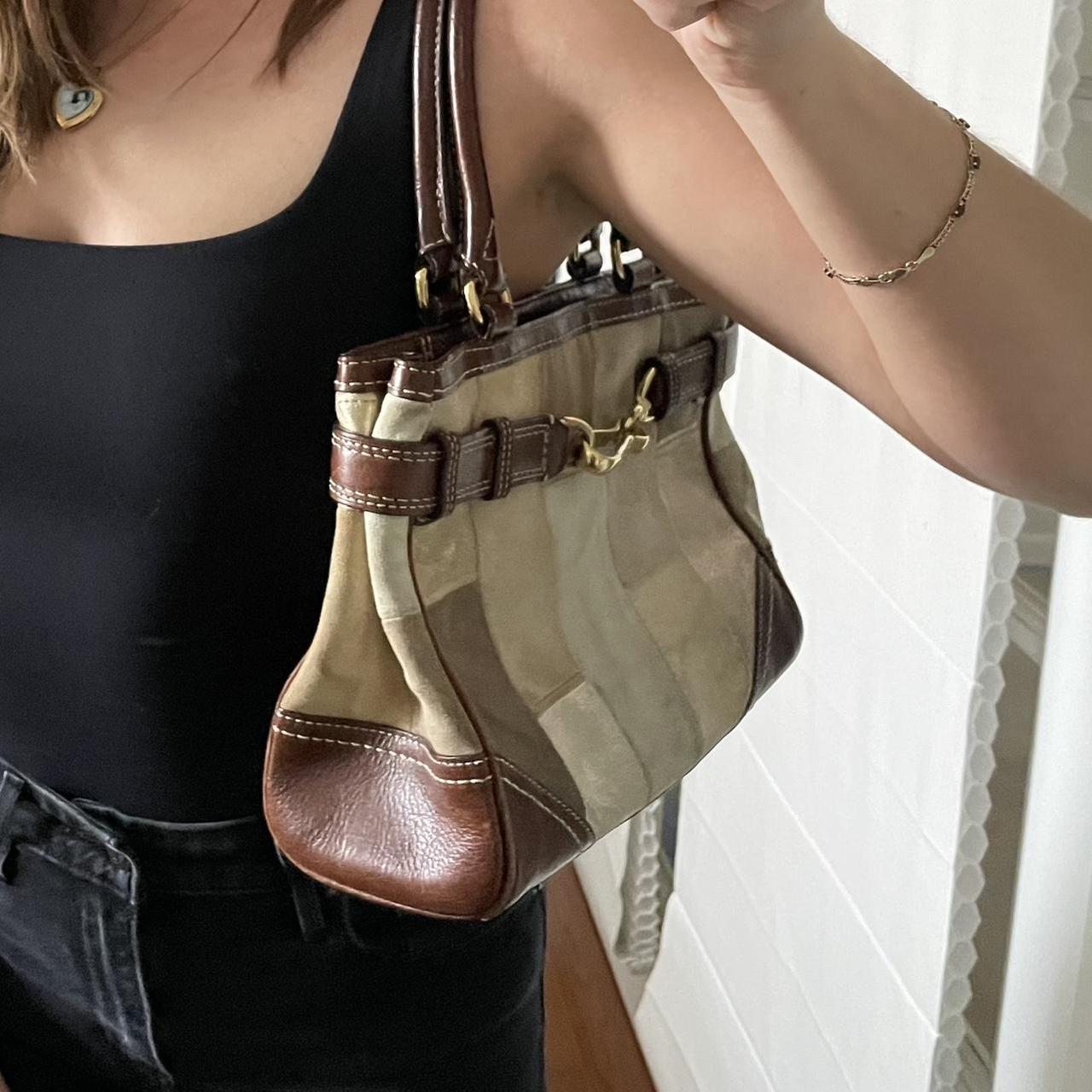 OPEN TO OFFERS💕 2000s patchwork Coach bag! So cute,... - Depop