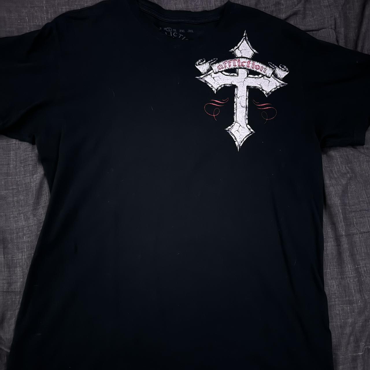 Affliction Live Fast Tshirt Size L SO... - Depop