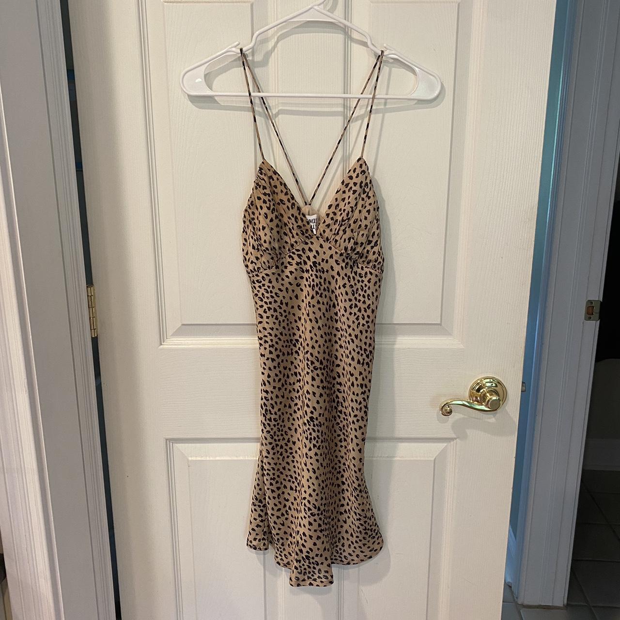 Princess Polly Cheetah Print mini Dress size 4.... | Depop