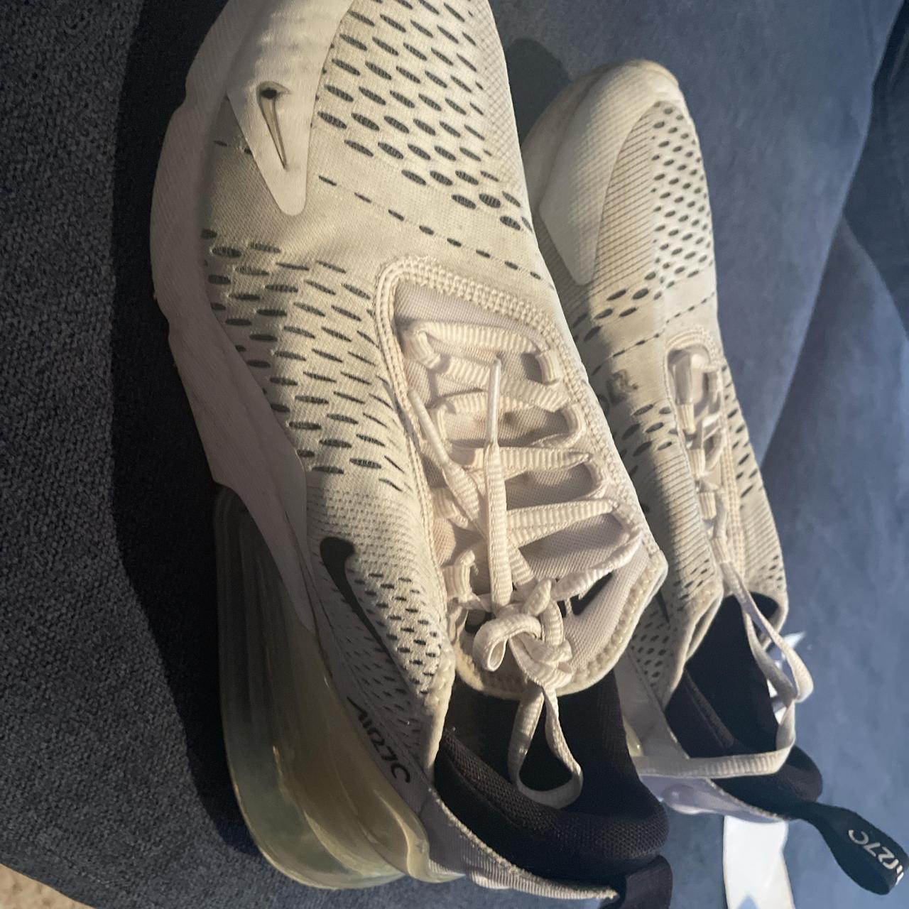 White Nike air 270s uk 7 Slight marks on Nike sign... - Depop