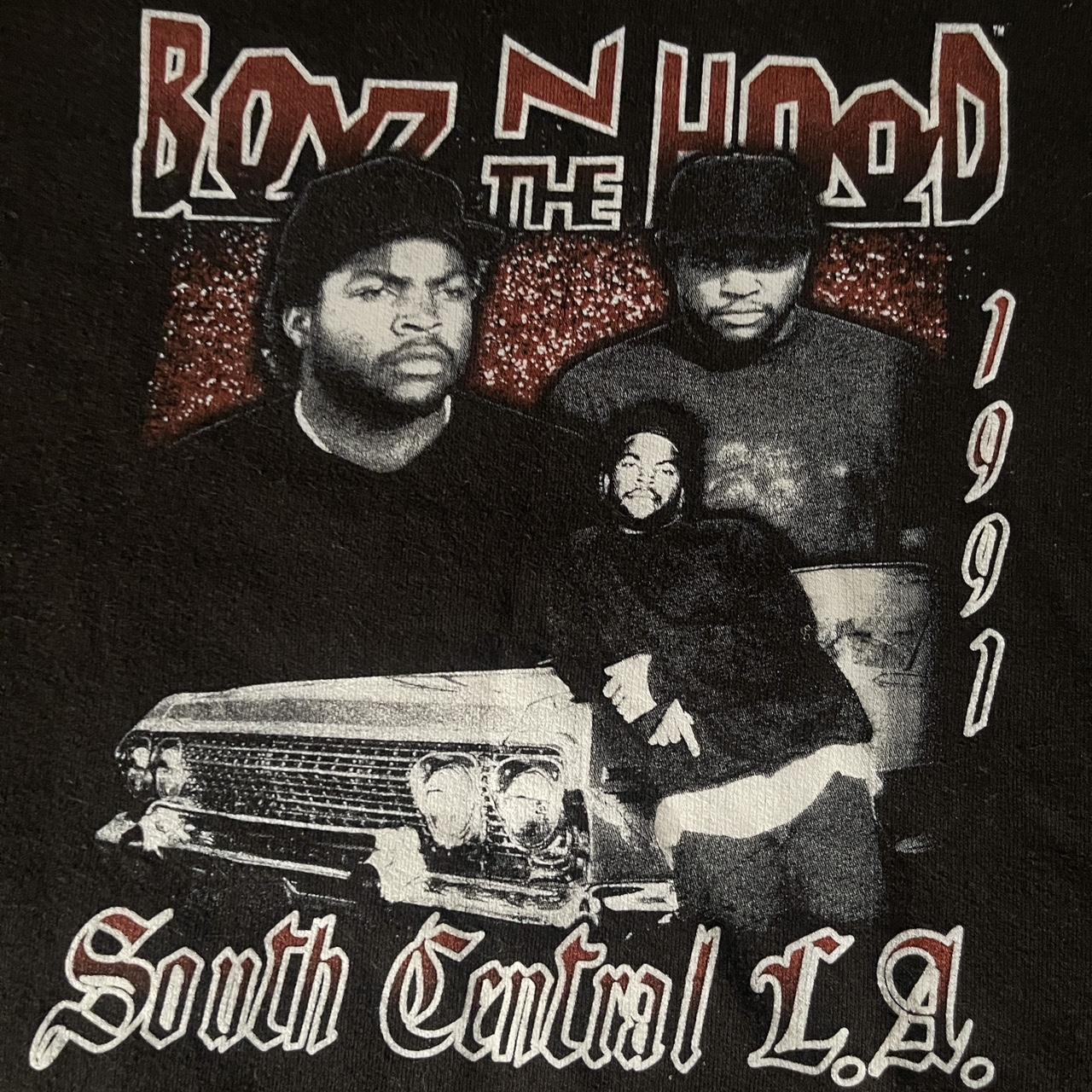 Cropped “Boyz N The Hood” Hoodie. Fit small. Open... - Depop