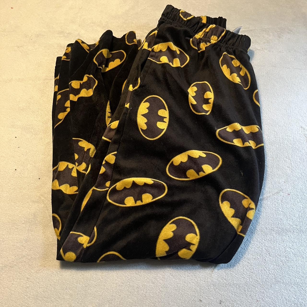 Batman pajama pants🦇 Super stretchy Cute fuzzy and... - Depop