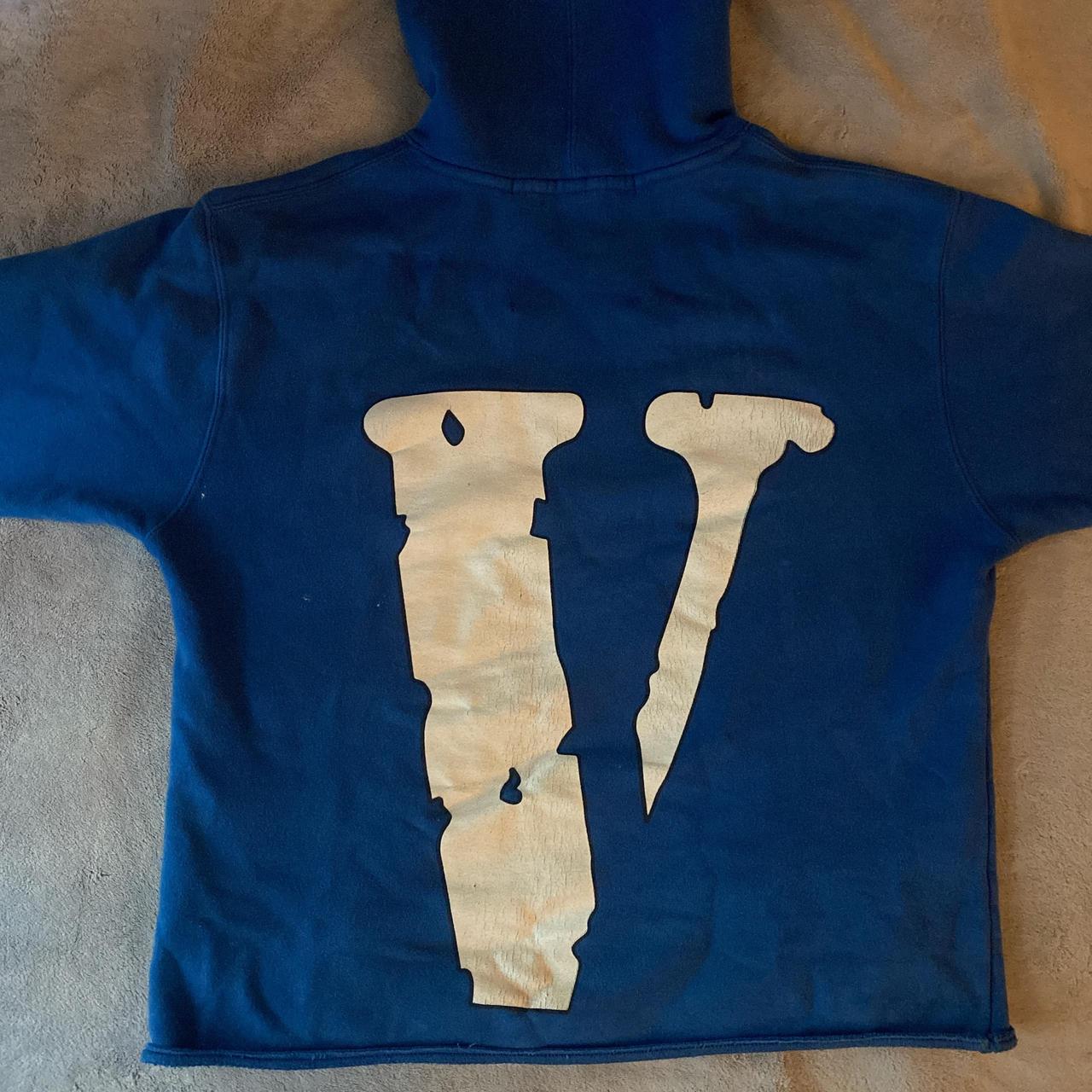 Vlone NBA x Kacey Talk blue hoodie - Depop